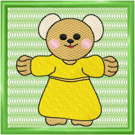 CUTE BEAR SQUARES 1 | OregonPatchWorks